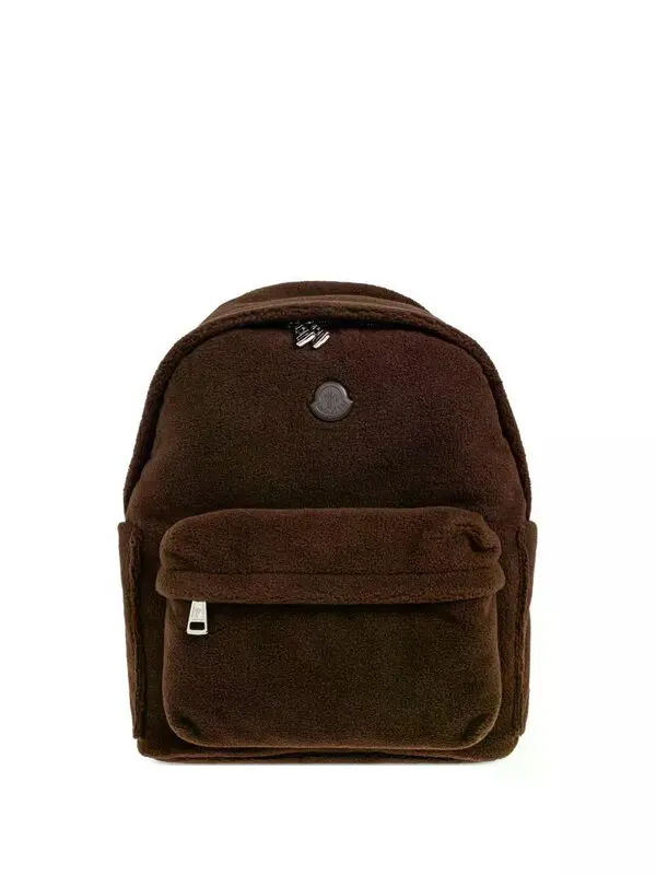 Moncler Fleece Backpack - Brown