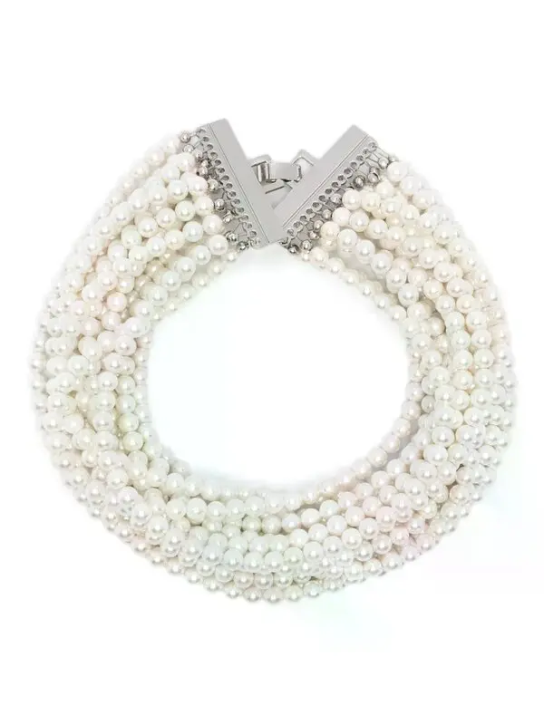 ATU BODY COUTURE Multistrand Pearl Necklace - White