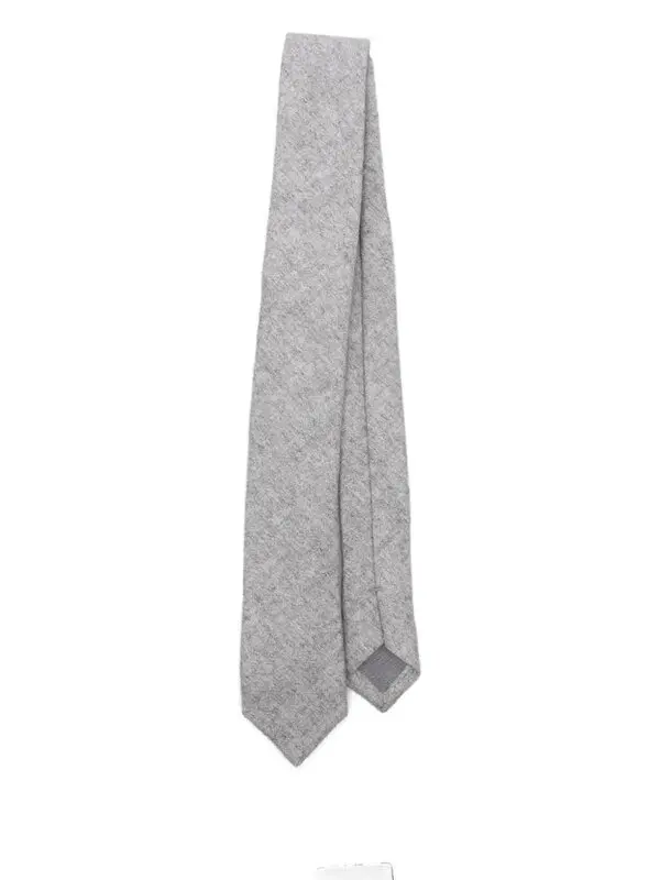 Eleventy Melangé Tie - Grey