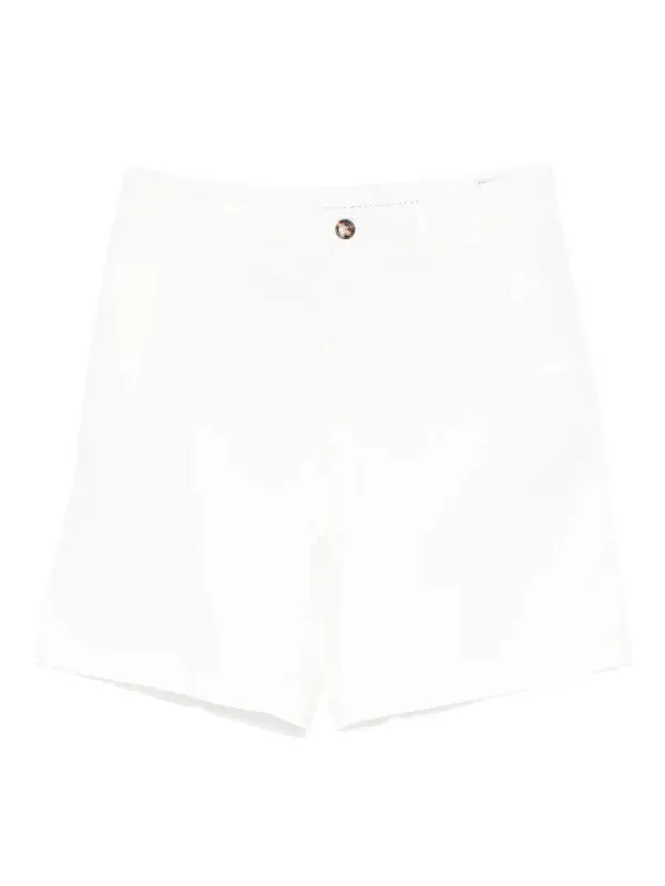 Brunello Cucinelli Buttoned Shorts - White