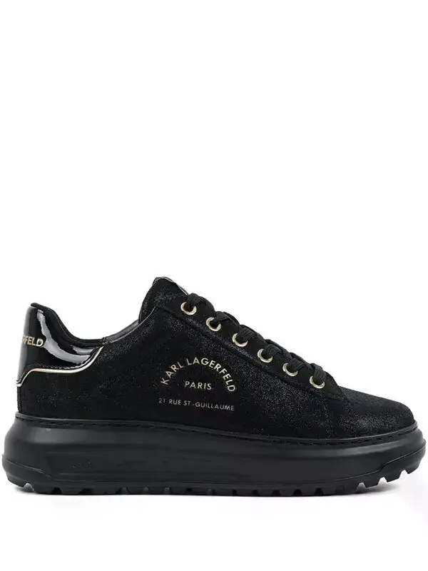 Karl Lagerfeld Logo Eyelet Trainers