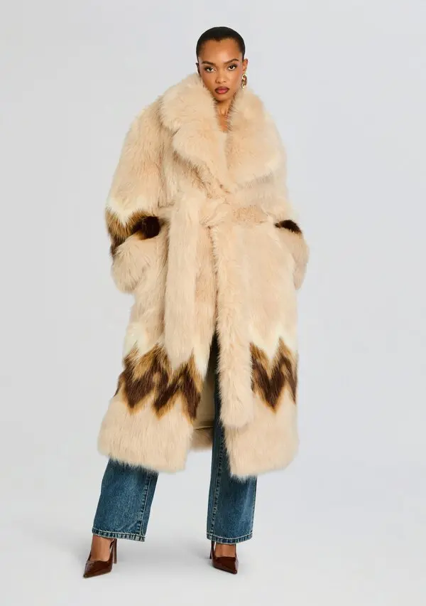 Retrofete Magali Faux Fur Coat