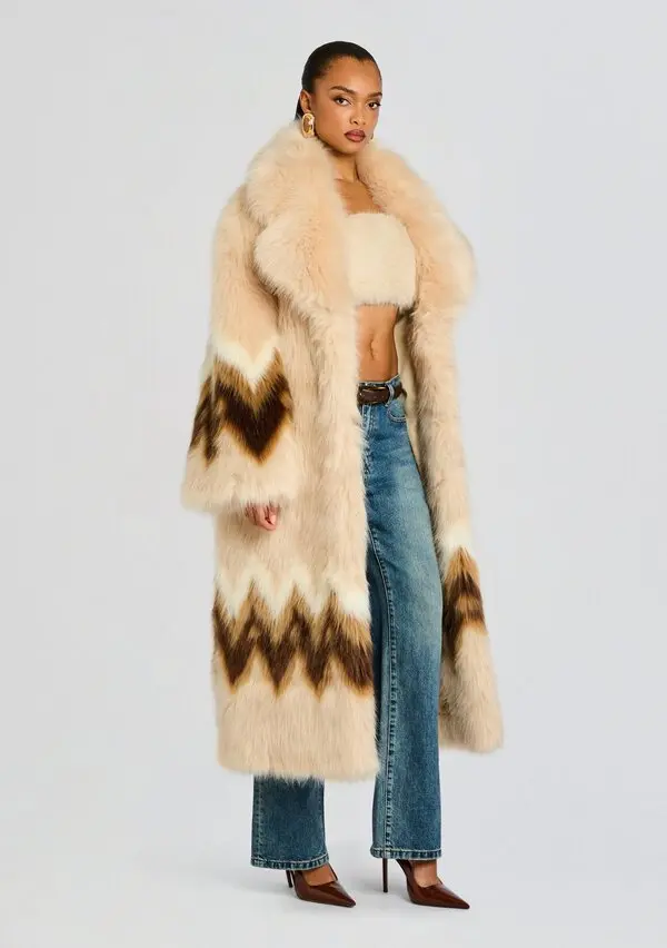 Retrofete Magali Faux Fur Coat