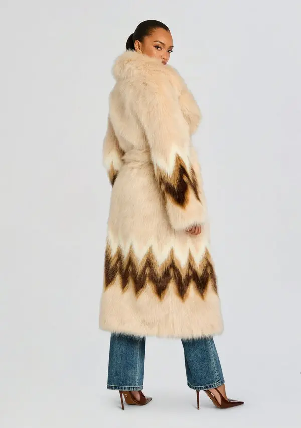 Retrofete Magali Faux Fur Coat