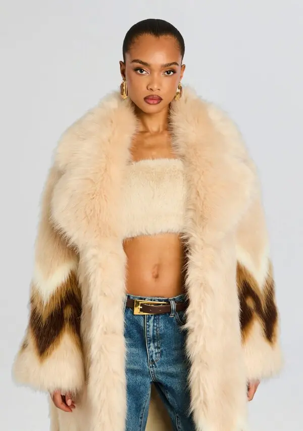 Retrofete Magali Faux Fur Coat