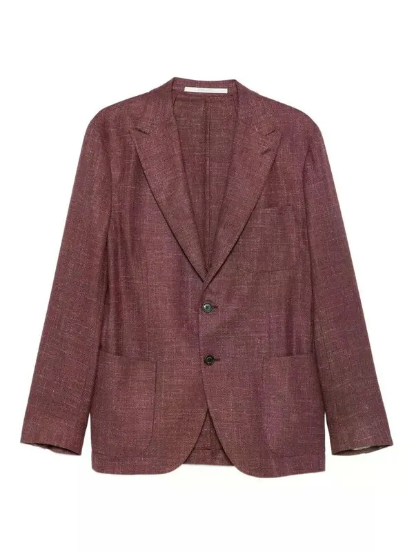 Eleventy Single-breasted Patch-pocket Blazer