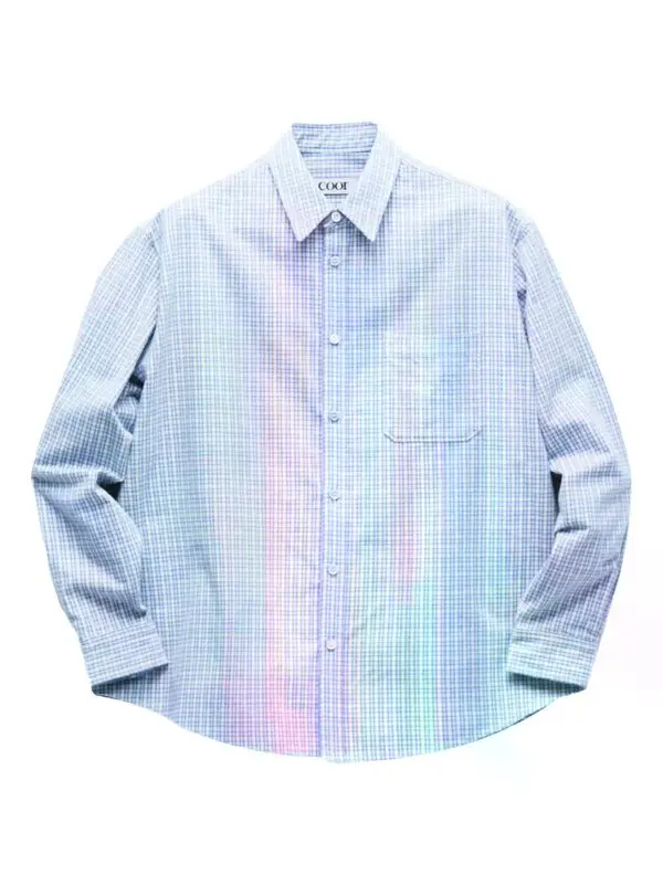 COOR Check-pattern Shirt - Blue
