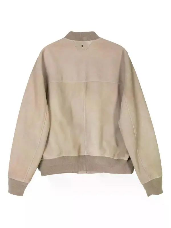 SALVATORE SANTORO Buttoned Bomber Jacket