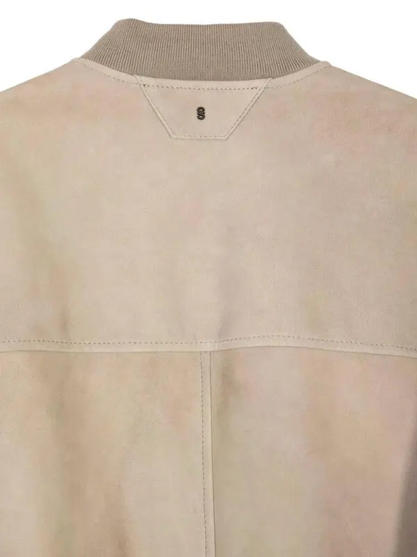 SALVATORE SANTORO Buttoned Bomber Jacket