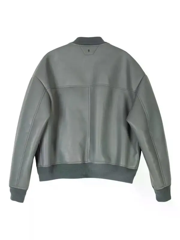 SALVATORE SANTORO Leather Bomber Jacket
