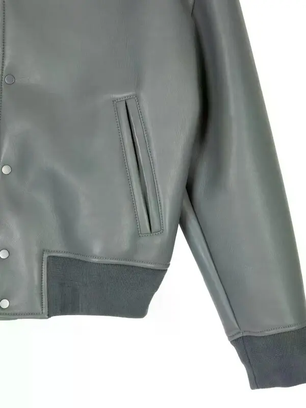 SALVATORE SANTORO Leather Bomber Jacket