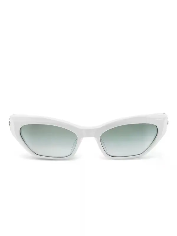 Chrome Hearts Hallla Baluuuu Cat-eye Sunglasses - White