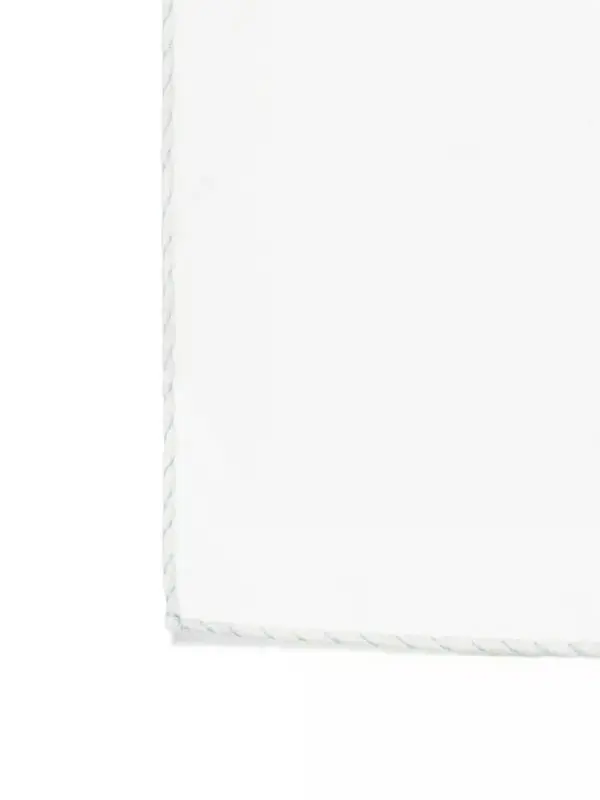 Eleventy Contrasting-trim Pocket Square
