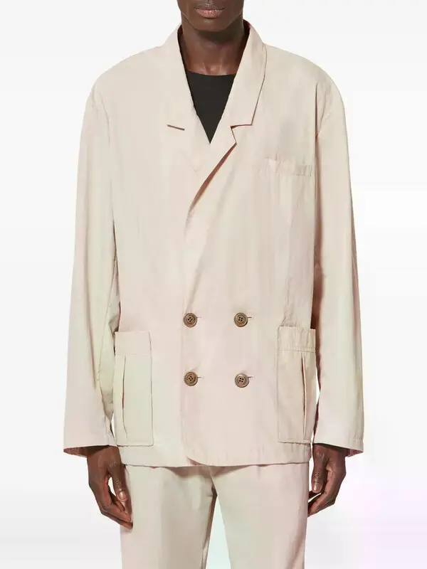 MARANT Yhann Double-breasted Jacket - Neutrals