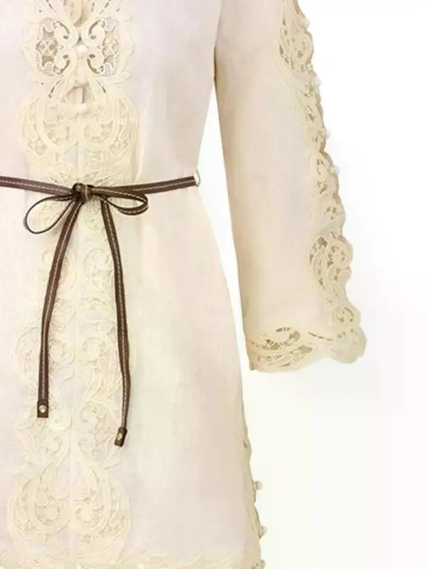 Zimmermann Embroidered Tunic - Neutrals