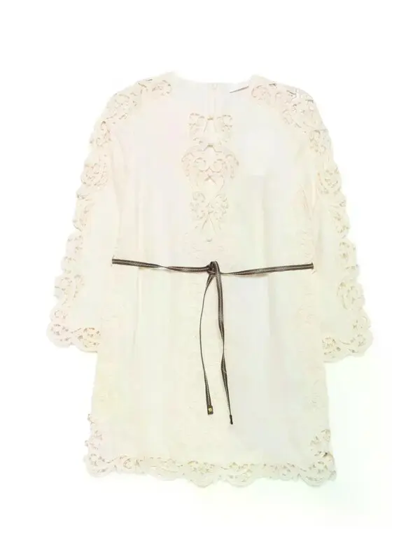 Zimmermann Embroidered Tunic - Neutrals