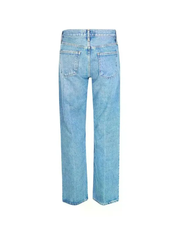 AGOLDE Five-pocket Straight Leg Jeans