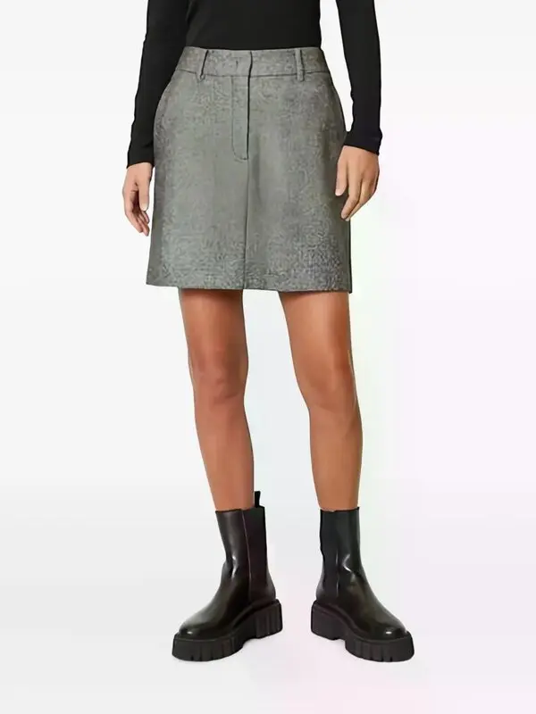 Marc O'polo Stripe-pattern Tailored Skirt