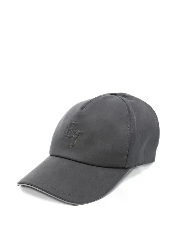 Eleventy Logo-embroidered Baseball Cap - Grey