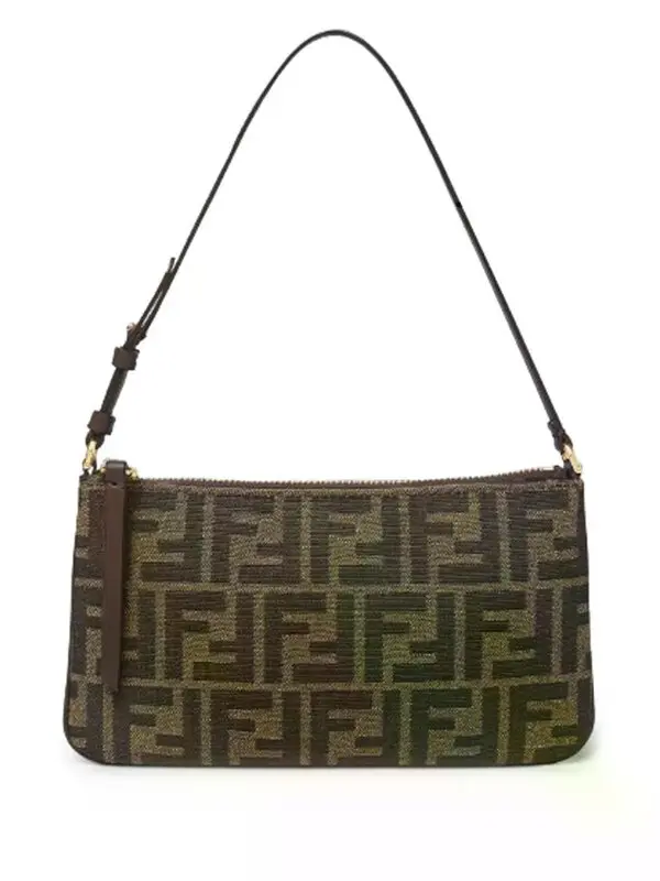 Fendi Jacquard Patterned Tote Bag