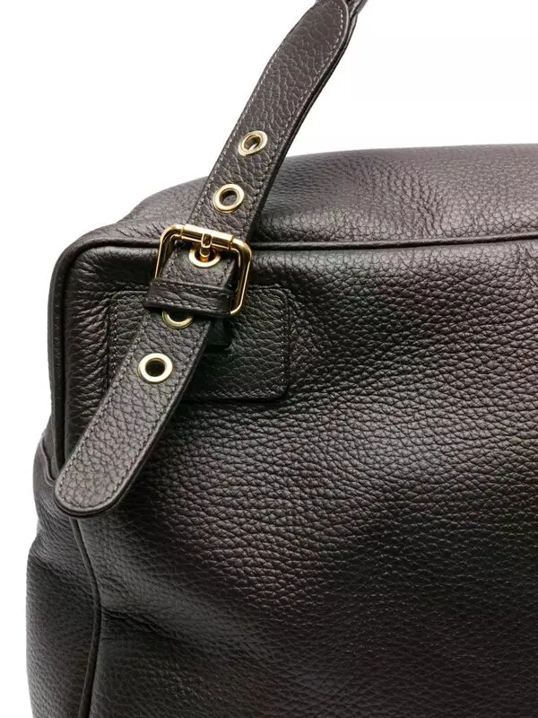 Eleventy Zip-fastening Leather Duffle Bag
