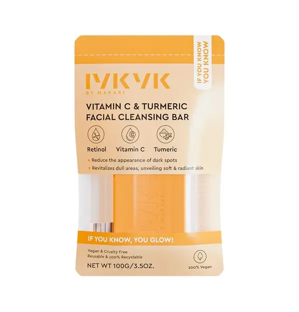 MAKARI Vitamin C & Turmeric Facial Cleansing Bar 7oz - Multi Color Bottle