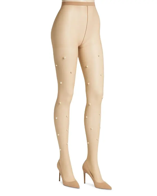 HIGH HEEL JUNGLE Pearly Sheer Tights - Nude