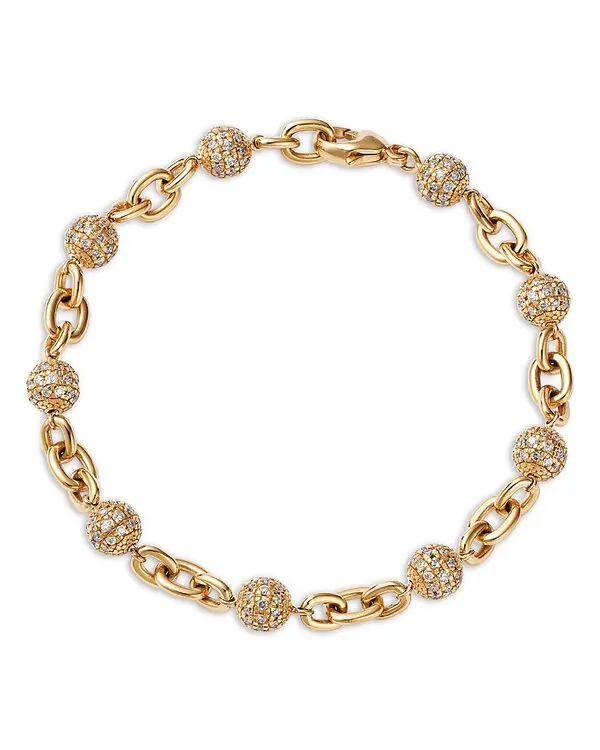 Bloomingdale'S 14k Yellow Diamond Bracelet - Gold