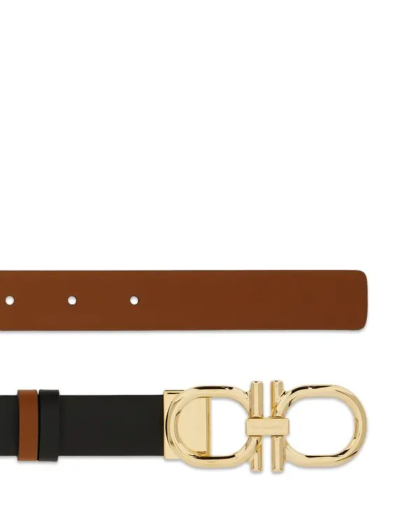 FERRAGAMO Gancini Reversible Leather Belt