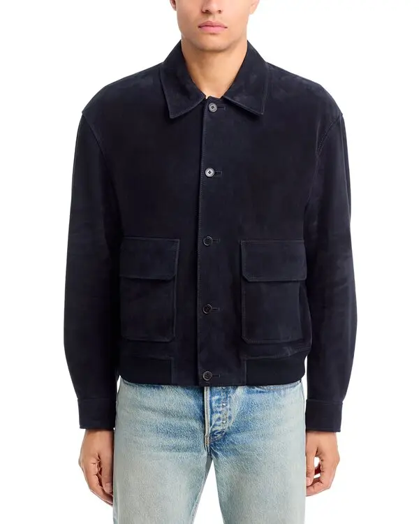 FRAME Suede Shirt Jacket