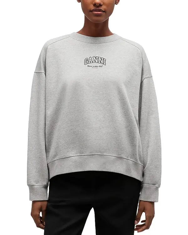 GANNI Isoli Crewneck Sweatshirt