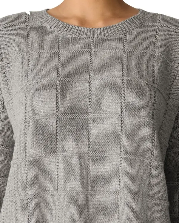 Eileen Fisher Pointelle Grid Sweater