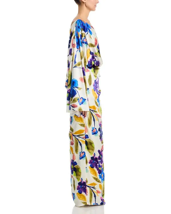 Ramy Brook Noel Silk Blend Maxi Dress