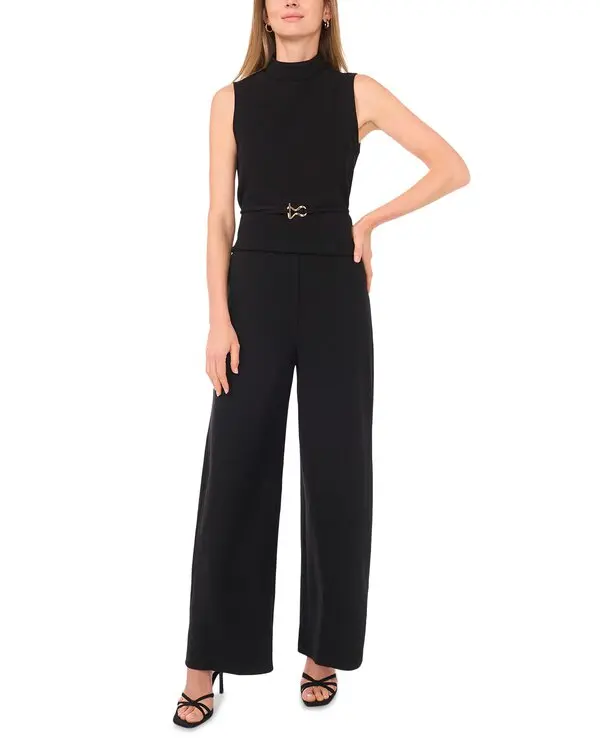 Vince Camuto Wide-leg Pull-on Pants - Rich Black