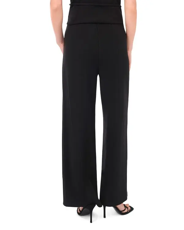 Vince Camuto Wide-leg Pull-on Pants - Rich Black