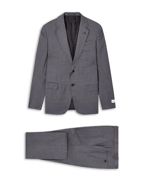 Emporio Armani Houndstooth Regular Fit Suit
