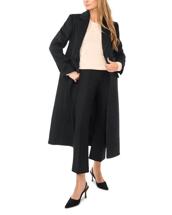 Ted Baker London Wool-blend Coat With Bow Detail