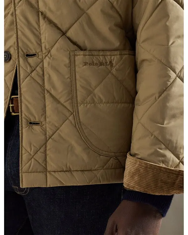 Polo Ralph Lauren The Hurston Quilted Utility Jacket - Khaki