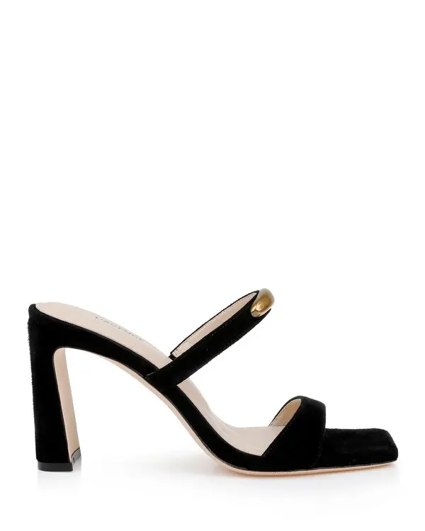 L'Agence Catriona Sandals - Black Suede