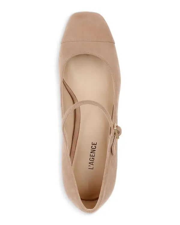 L'Agence Lilles Platform Pumps - Cappucino Suede