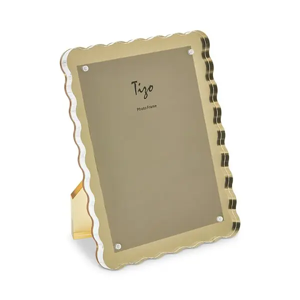 TIZO Lucite Wave Frame, 4 X 6 - Gold