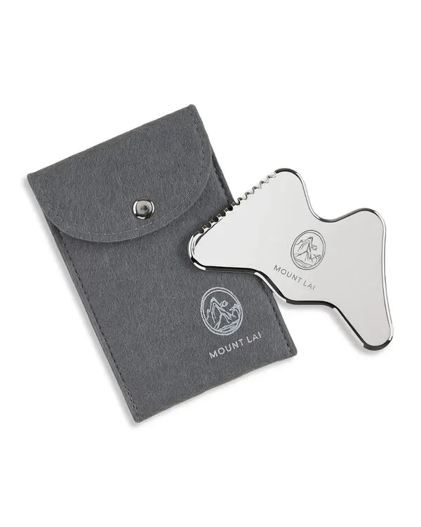 MOUNT LAI Vitality Qi Stainless Steel Gua Sha Contour Tool - No Color