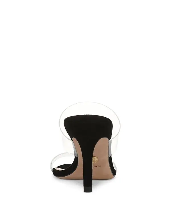 Veronica Beard Asha 75 Sandals - Clear/black