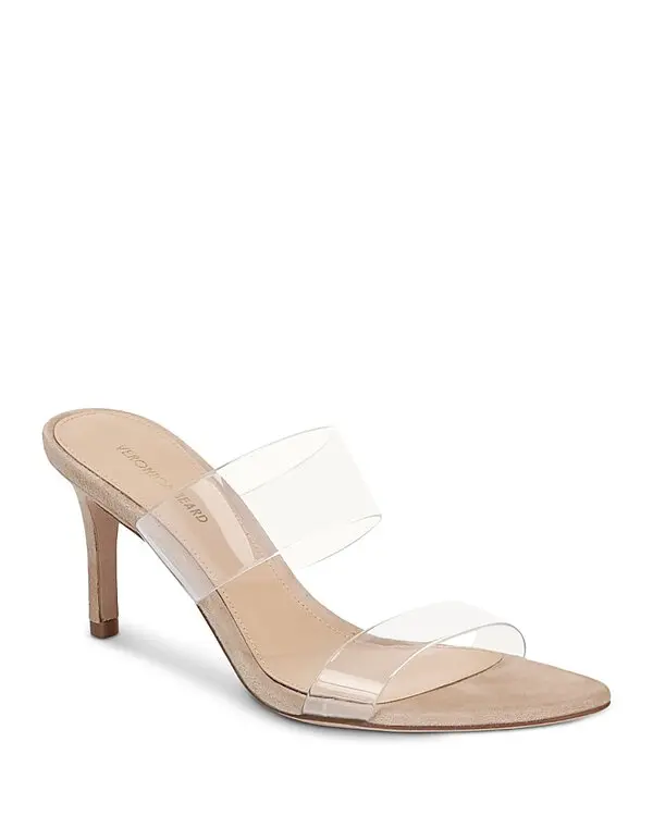 Veronica Beard Asha 75 Sandals - Clear/sand