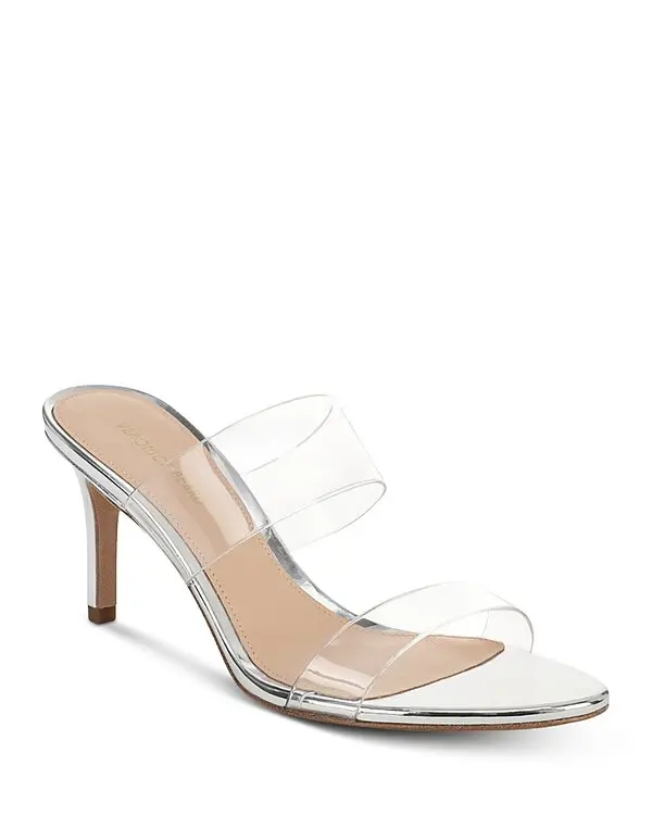 Veronica Beard Asha 75 Sandals - Silver