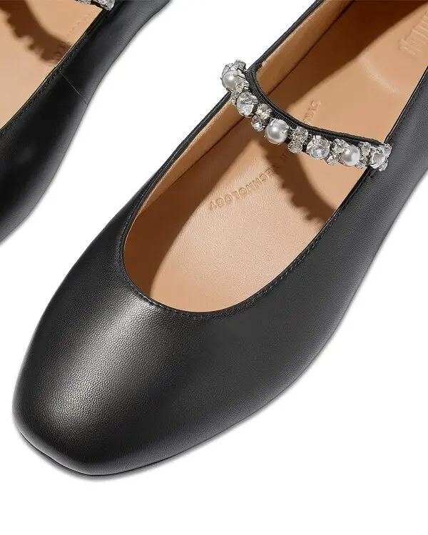 Fitflop Delicato Embellished Flats - Black