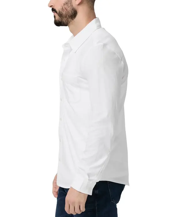 Paige Cosgrove Long Sleeve Button Front Shirt - White