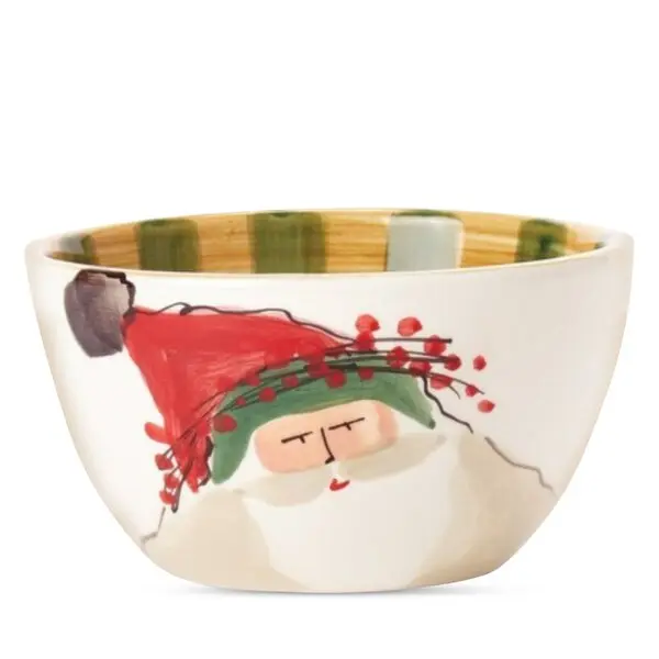 VIETRI Old St. Nick Assorted Cereal Bowls, Set Of 4