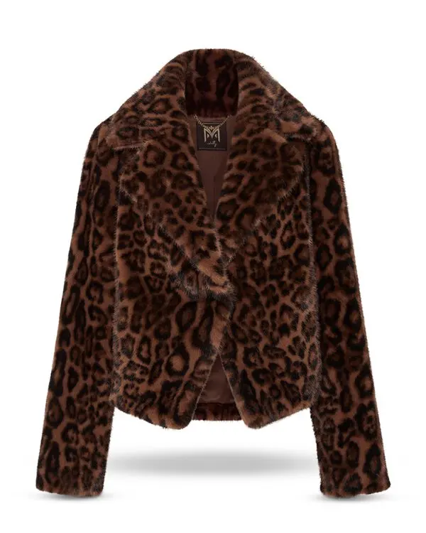 MILLY Arya Faux Fur Coat