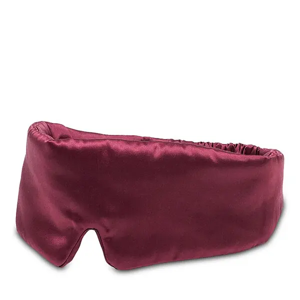 Frette Sanctuary Silk Eye Mask - Burgundy